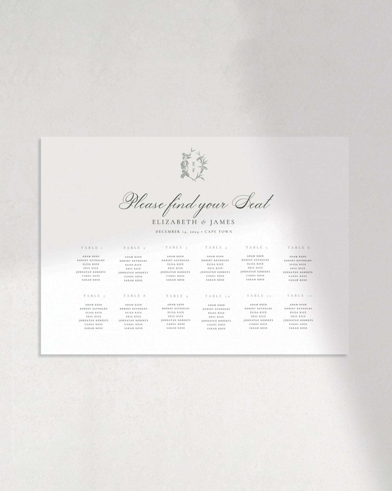 Online seating chart wedding 60 photos - Astyledwedding.com