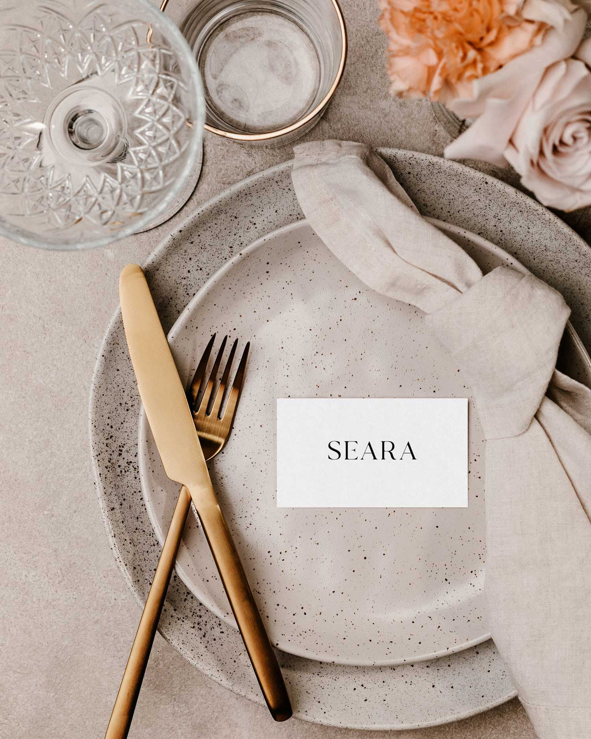 #1 DIY Wedding Name Card Template | The Big Day Online