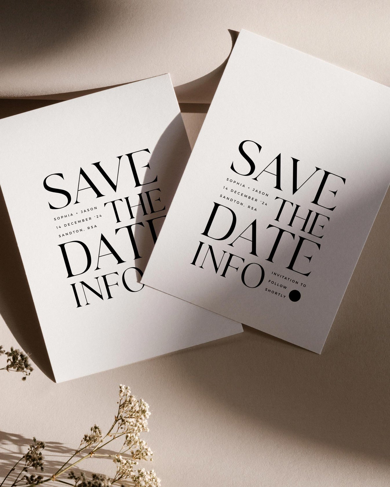 #1 DIY Wedding Save The Date Template | The Big Day Online