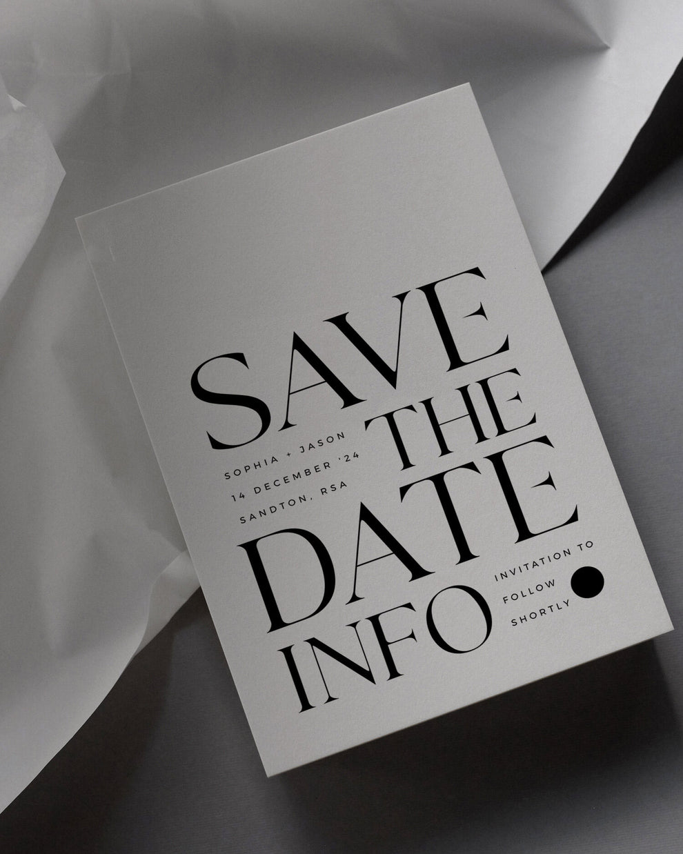 #1 DIY Wedding Save The Date Template | The Big Day Online