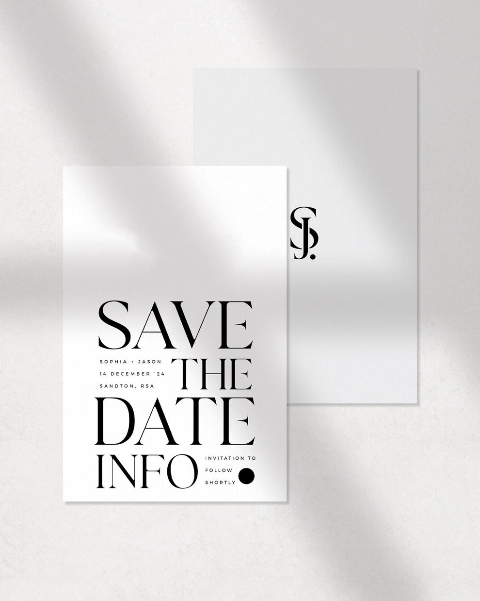 #1 DIY Wedding Save The Date Template | The Big Day Online