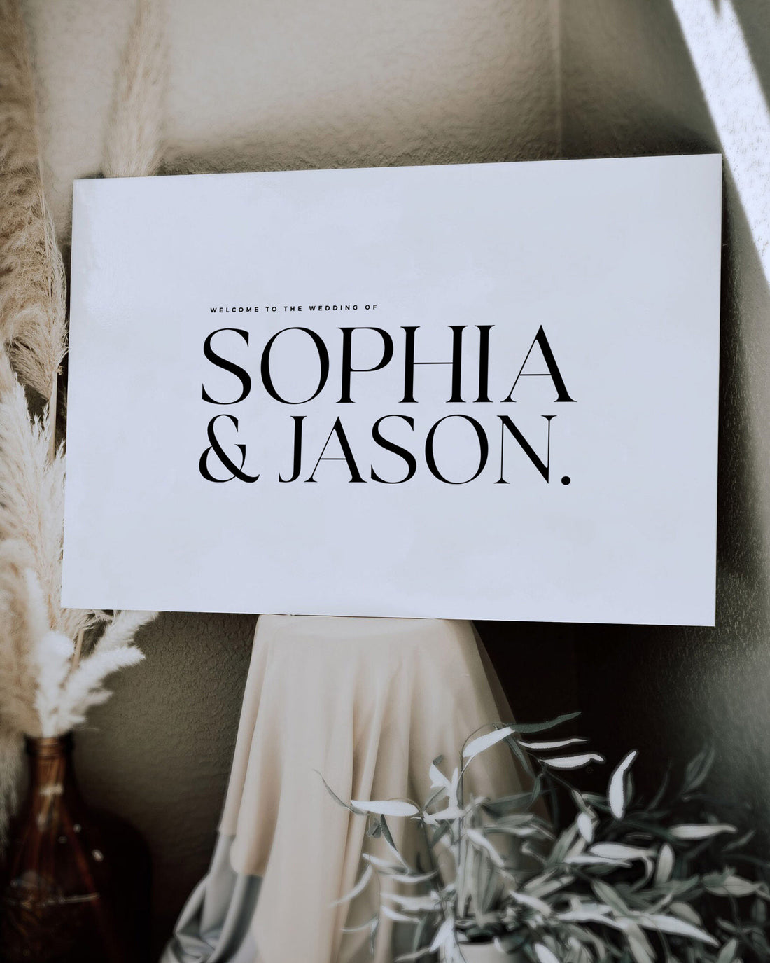 #1 DIY Wedding Welcome Sign Template | The Big Day Online