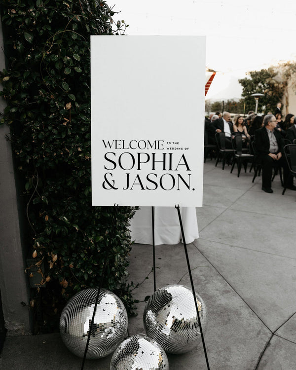#1 DIY Wedding Welcome Sign Template | The Big Day Online